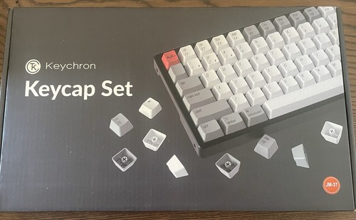 NEW Keychron Double Shot ABS, Carbon Beige/Grey, JM-37, UK Set, 75% | eBay