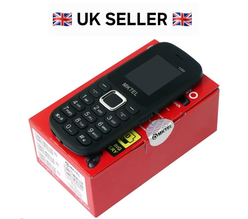 Cheap Basic Mobile Phone for Seniors Easy to Use Unlocked MKTEL Dual ...