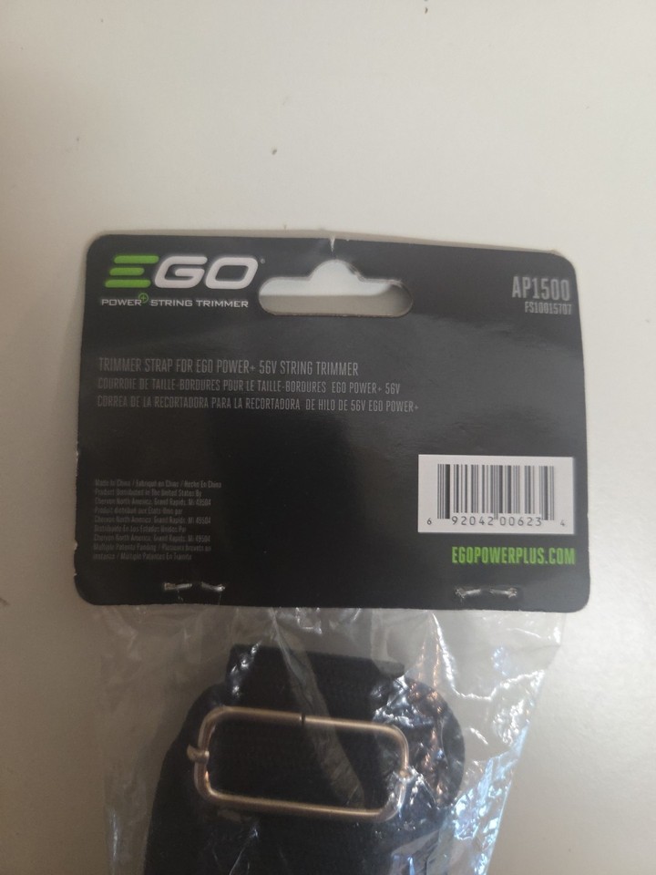 EGO Power+ AP1500 Shoulder Strap for EGO 56V String Trimmer/Multi Head ...