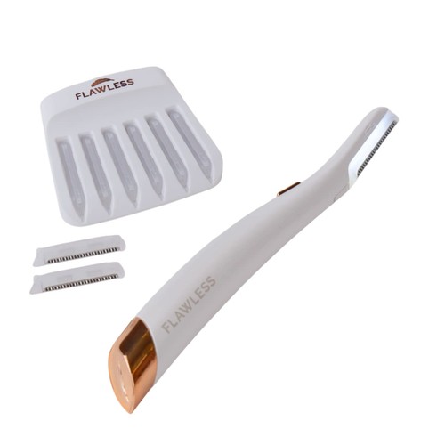 Finishing Touch Flawless Dermaplane Glo Lighted Facial Exfoliator ...