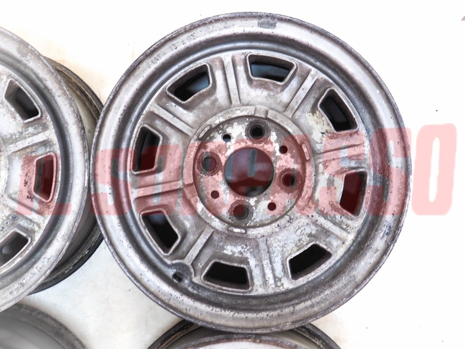 Fiat Cromodora Wheel Rims 5 X 13 Fiat 125 Special 850 124 Coupe ...
