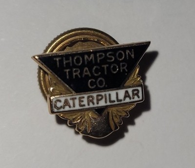 Vintage 10k Gold THOMPSON TRACTOR CO. / CATERPILLAR Award Pin 1960's | eBay