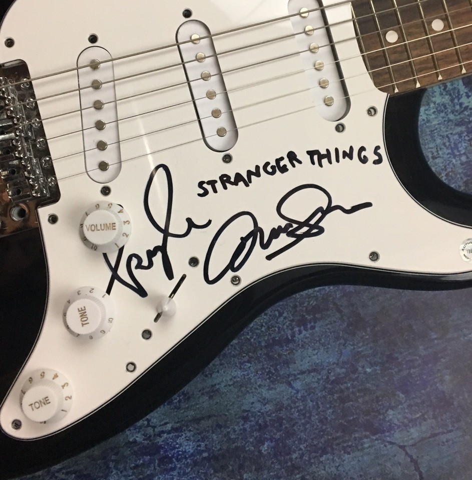 GFA Survive Band - Theme Song STRANGER THINGS Signed Electric Guitar ...
