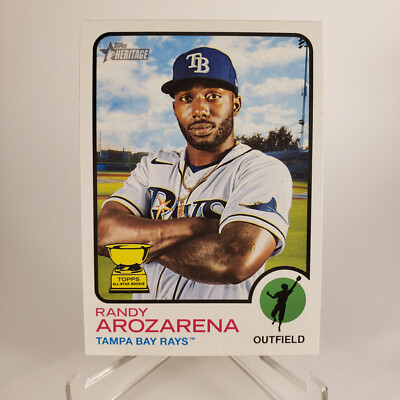 2022 Heritage Base #55 Randy Arozarena - Tampa Bay Rays | eBay