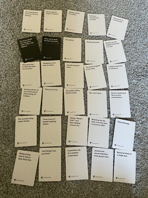 Cards Against Humanity Human pack OPEN NO ORIGINAL PACK | eBay