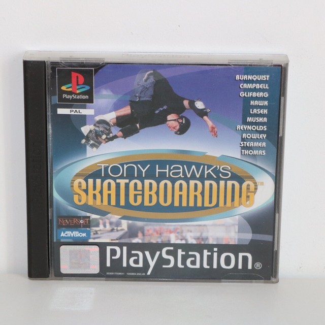 TONY HAWKS SKATEBOARDING PS1 PLAYSTATION 1 GAME. PAL. NO MANUAL for ...