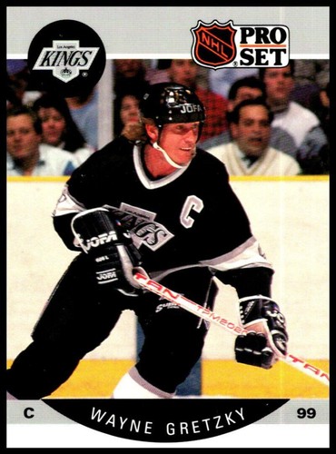 1990-91 Pro Set #118 Wayne Gretzky Los Angeles Kings Hockey Card NM-MT ...