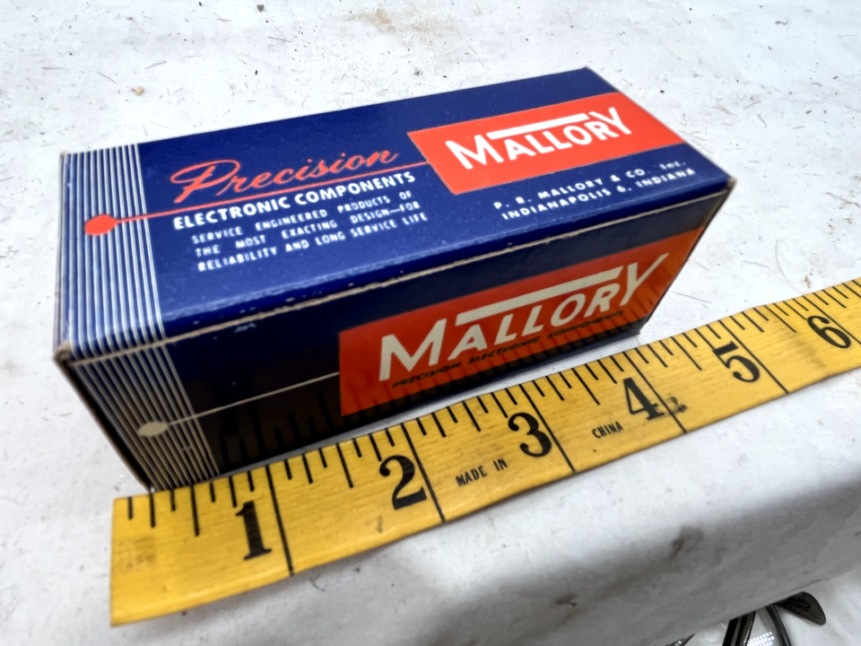 vintage mallory 3234j rotary switch non-shorting 3 circut 4 pos ...