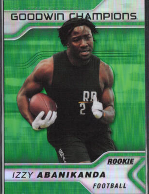 2023 Upper Deck Goodwin Champions #P31 Izzy Abanikanda Rainbow Green | eBay