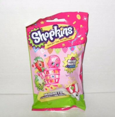 2016 SHOPKINS MAGNETS SHOPKIN & POSTER SINGLE SEALED NEW PACK | eBay