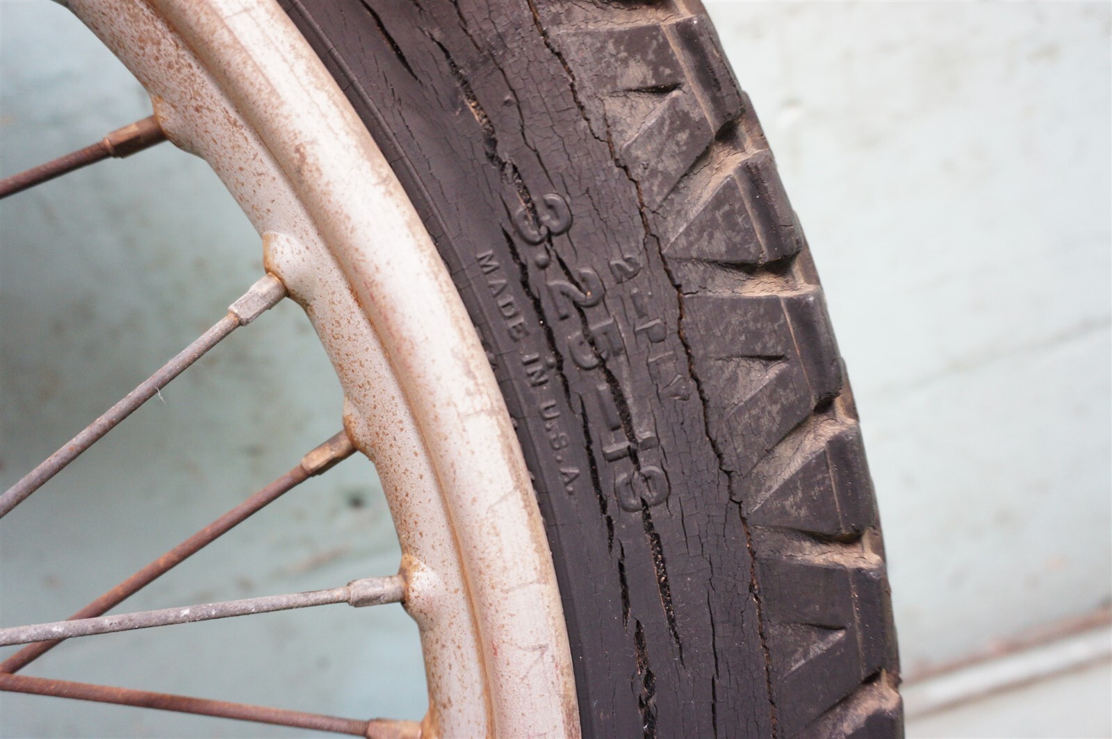 1952 Matchless G9 AJS Model 20 500cc Twin AMC 500 *2692 Front Wheel ...