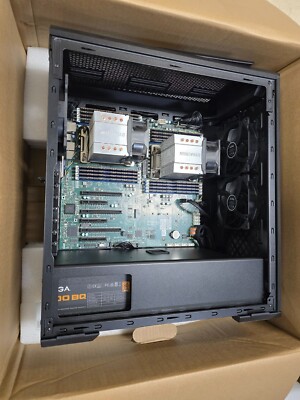 Tower Workstation Supermicro H12DSi + 2x AMD EPYC 7742 128 Core 1TB RAM ...