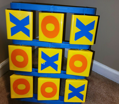 Toss Across Board Game, No bean bag include Tic Tac Toe for 2-4 Players ...