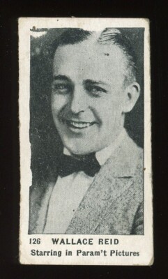 1920 T85 Strollers Cigarettes Movie Stars #33 Wallace Reid - 126 | eBay