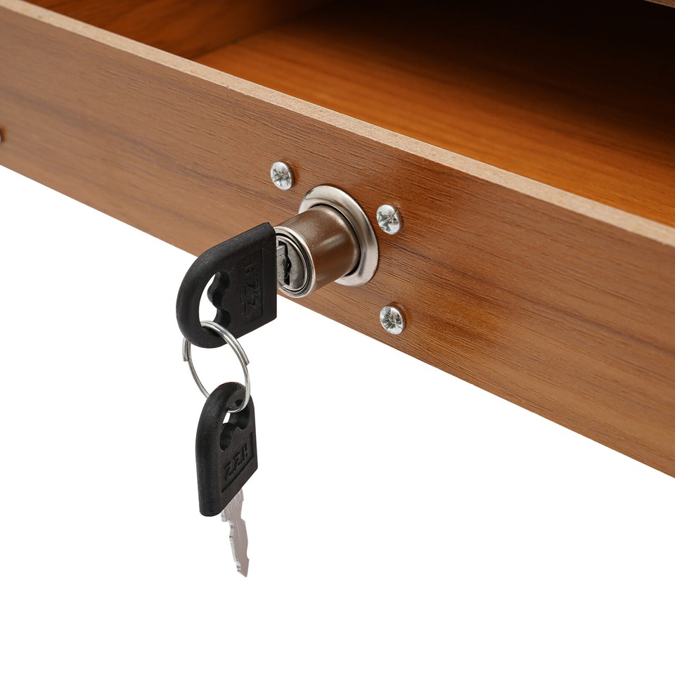 Desktop Laptop Monitor Stand Riser with Lockable Storage Drawer for ...