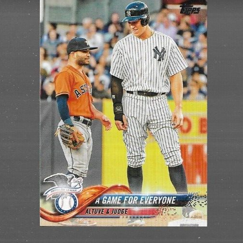 Aaron Judge Topps Yankees 2018 Combined Shipping | eBay
