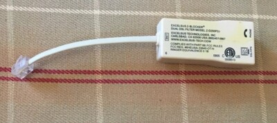 Excelsus DSL Filter Z-Blocker Splitter Dual DSL Filter Model Z-D250P2J ...