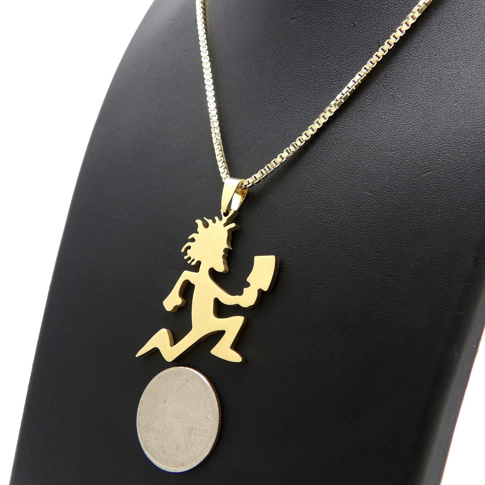 Hatchet Man Pendant 24" Box Chain Necklace Hip Hop New | eBay