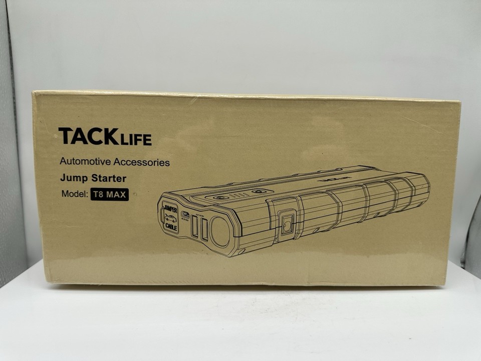 TACKLIFE T8 MAX Jump Starter 1000A Peak 20000mAh BRAND NEW & SEALED | eBay