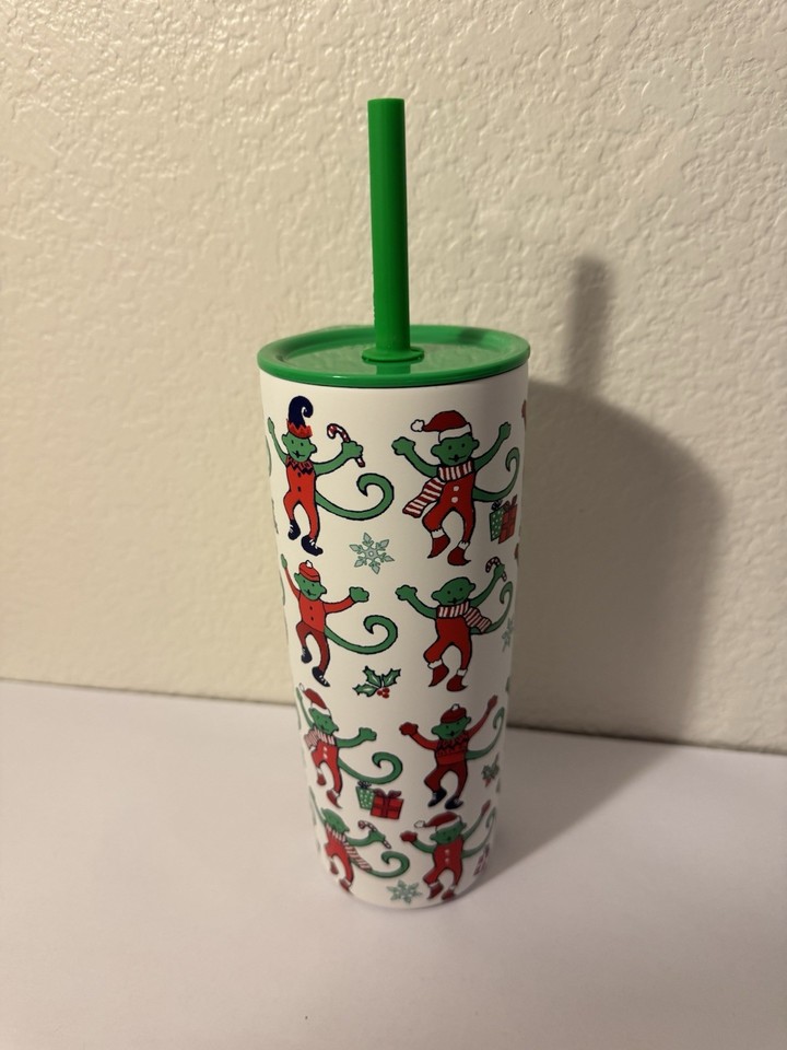 Roller Rabbit + Starbucks Cup Tumbler Stainless Steel Lovely Monkey | eBay