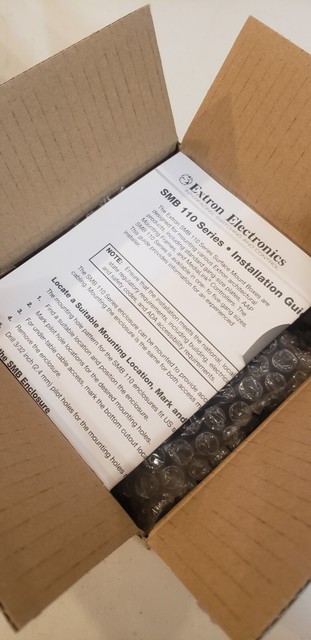 Extron SMB 112 Surface Mount Two Gang Black for sale online | eBay