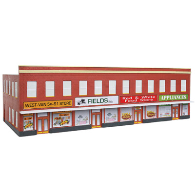 NEW IMEX Four-Store Building - Perma-Scene N Scale | eBay