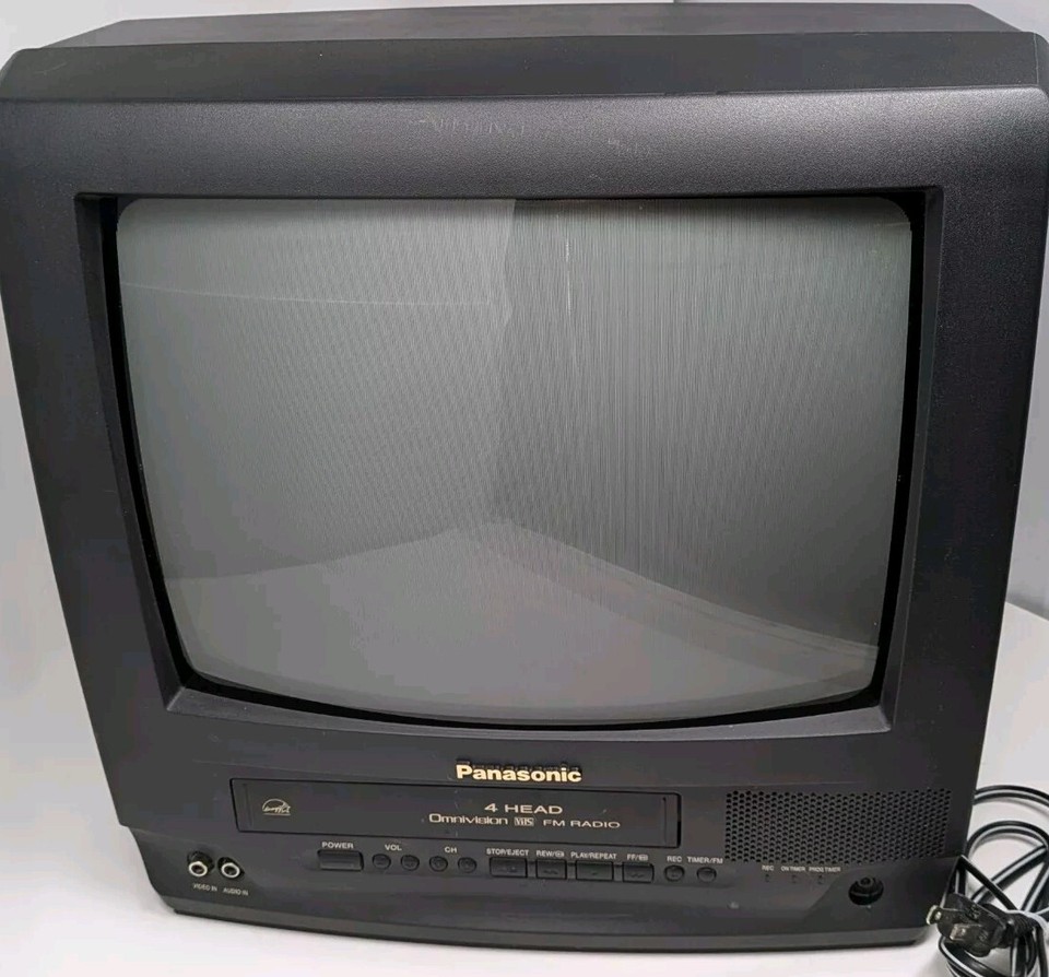 Panasonic PV-C1343 13-Inch TV/VCR Combo , Black Working - Read | eBay