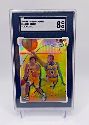 1998-99 Topps Gold Label Kobe Bryant #GL3 *Black Label* LA Lakers ...