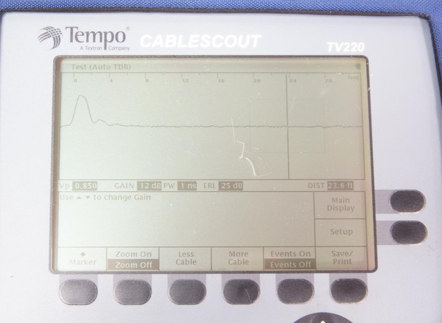 Tektronix CableScout TV220 Coax CATV TDR Cable Tester TV 220 for sale ...