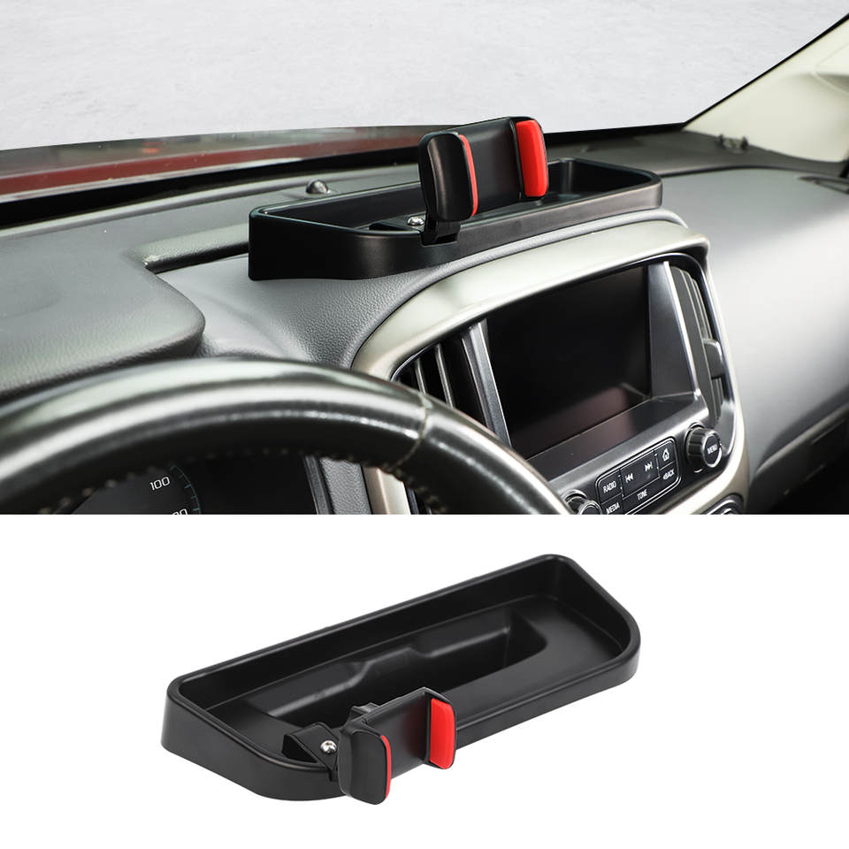 Phone Mount Holder Storage Tray Dash Box For Chevy Colorado 2014-22 Accessories | eBay