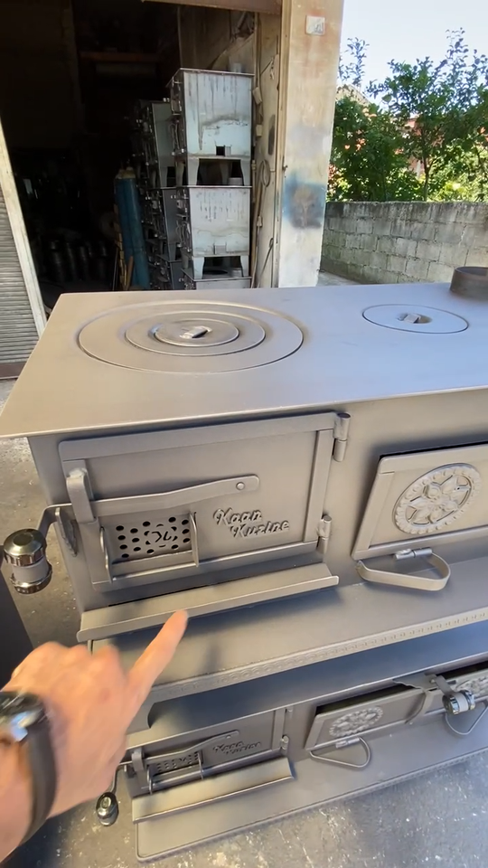 Large Cooking Stove Oven stove wood coal stove Handmade cook stove wood ...