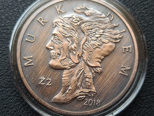 ANTIQUED ZOMBUCKS MURK DIEM ZOMBIE CURRENCY OF THE APOCALYPSE - 1 OZ ...