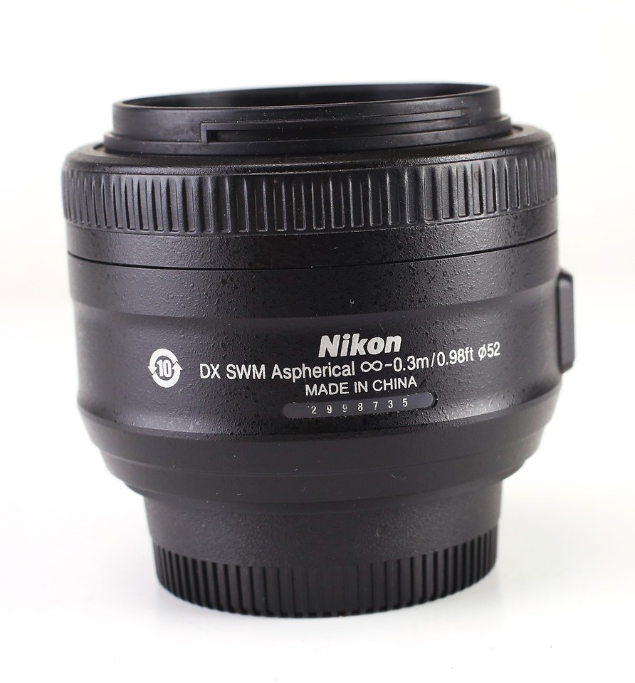 Nikon AF-S 35mm F1.8 G DX Autofocus Nikkor Lens For DSLR's Rear Cap ...