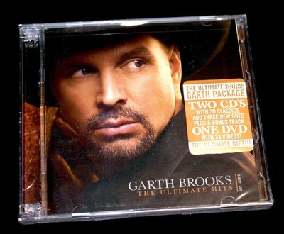 SEALED NEW Garth Brooks The Ultimate Hits (2 CDs + 1 DVD Ultimate Hits ...