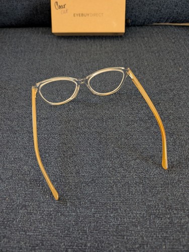 Eyebuydirect Sing 54-16-140 C2 Clear Acetate Eyeglasses FRAMES In Box W ...