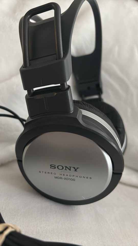 Sony MDR-XD100 Headband Headphones - Silver/Black | eBay