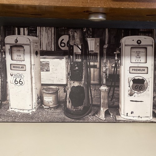 Retro Gas Station Canvas Wall Decor Print Painting 28" x 17” | eBay