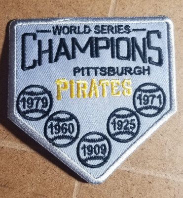 Pittsburgh Pirates World Series Championships Patch approx 3.5x3.5" | eBay