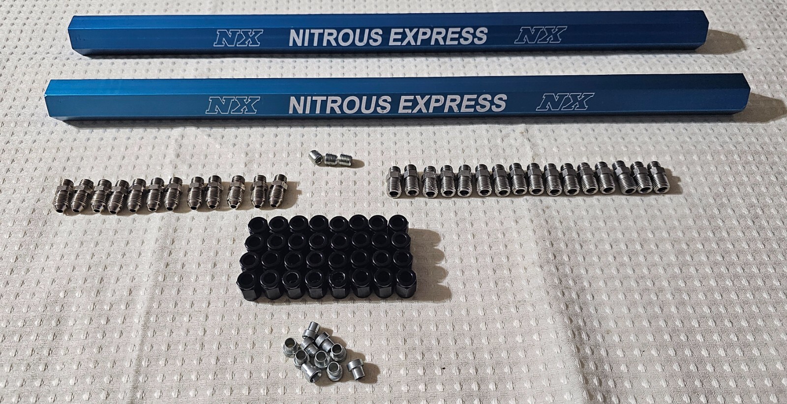 Nitrous Express DISTRIBUTION RAIL KIT (Double Hole RAILS) | eBay