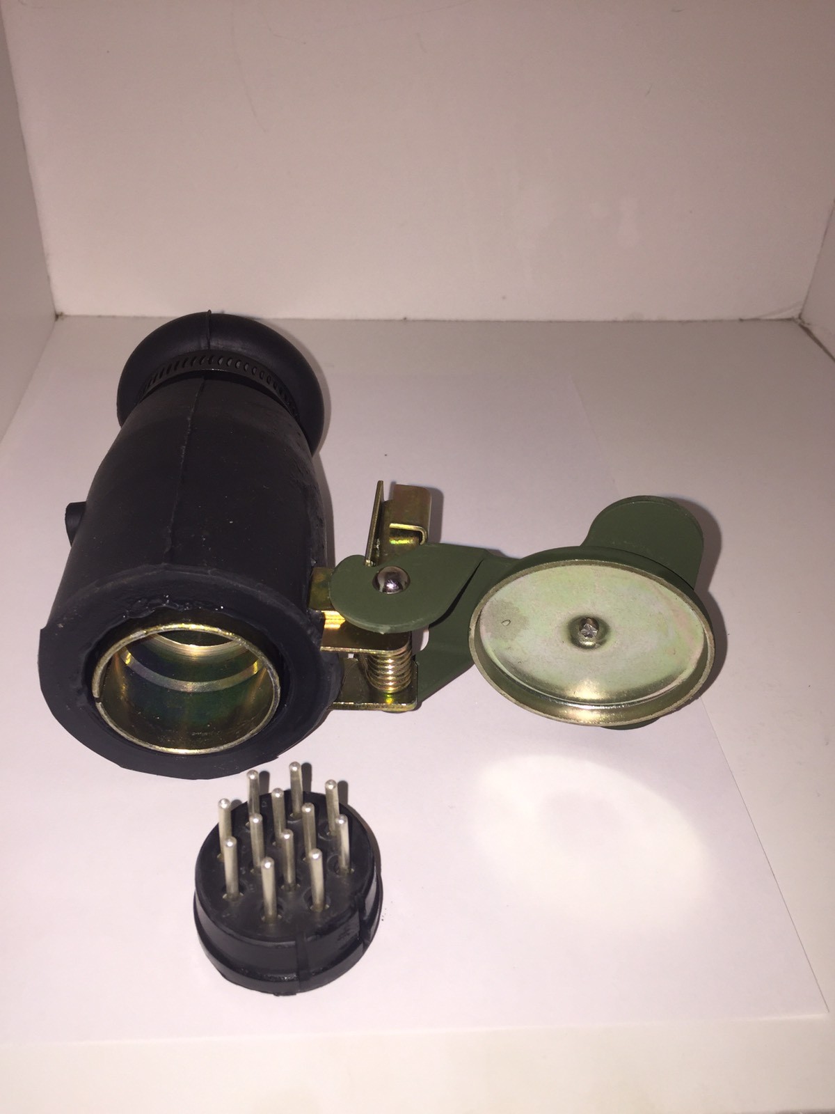 12 Pin to Flat 4 Military Electrical 24V Trailer Plug Connector Cord ...