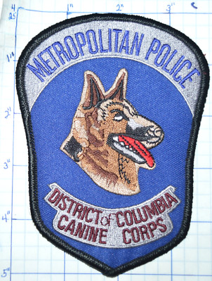 DISTRICT OF COLUMBIA CANINE CORPS METROPOLITAN POLICE PATCH | eBay