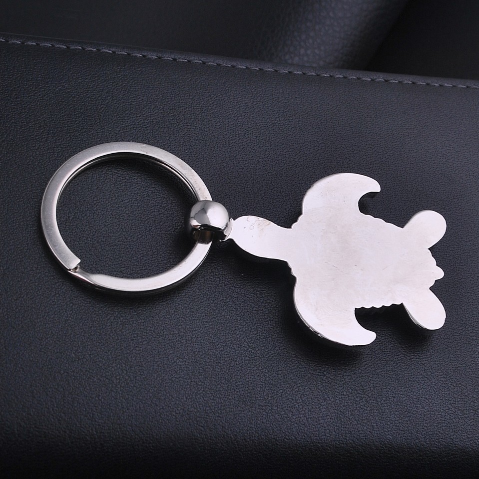 1X Creative Simulation Metal Sea Turtle Key Ring Keyring Keychain ...