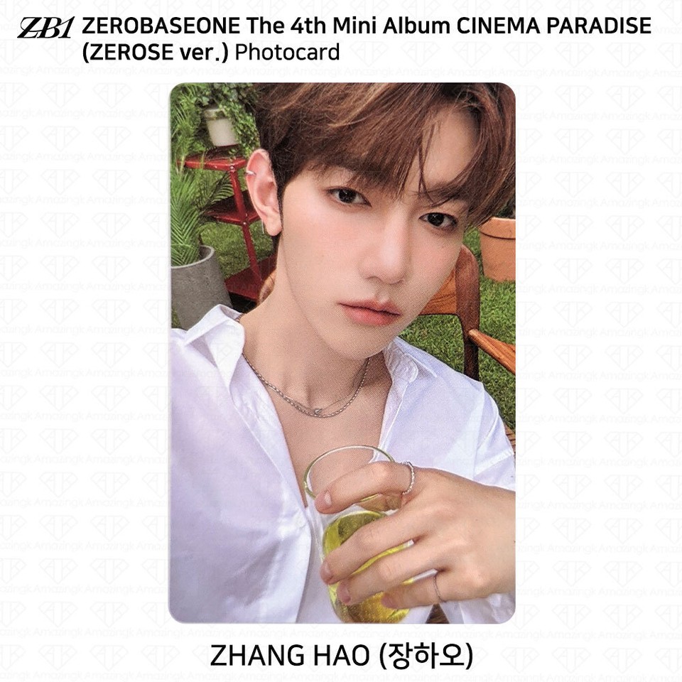 ZEROBASEONE ZB1 4th Mini Album CINEMA PARADISE Zerose Ver Photocard Postcard | eBay