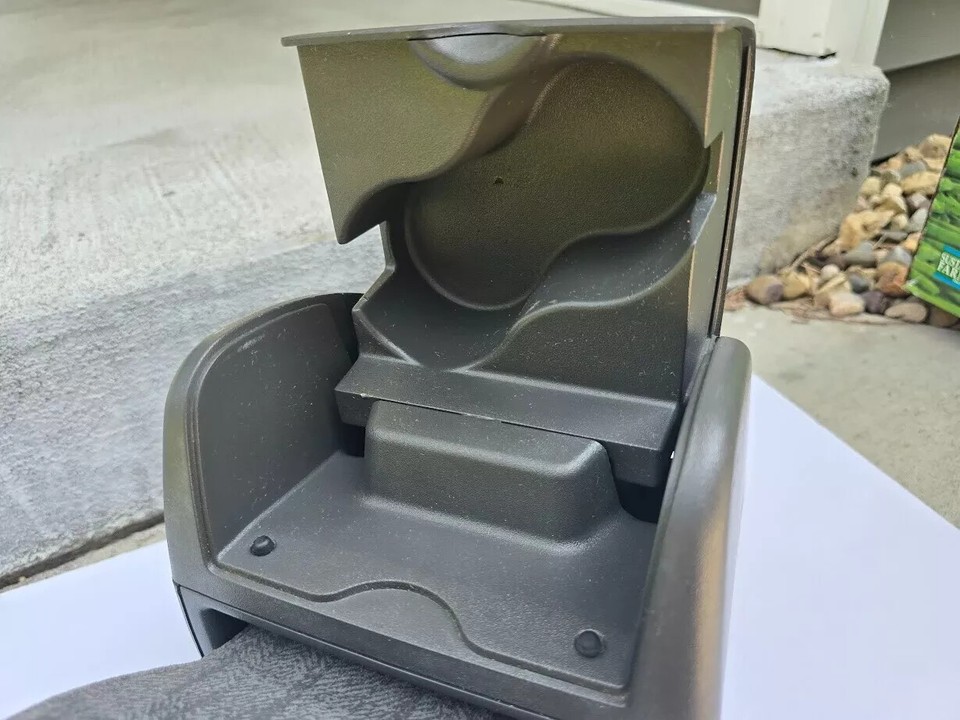 Buick LeSabre 2003-05 Center Console Lid Cup Holder Armrest Dark Gray ...
