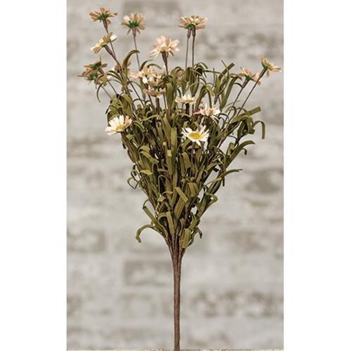 New Primitive TEA STAIN Mini DAISY STEM BUSH Spray Daisies Cottage ...