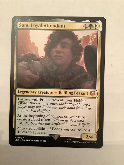 MTG Sam, Loyal Attendant Tales of Middle-earth Commander 0007 Regular ...