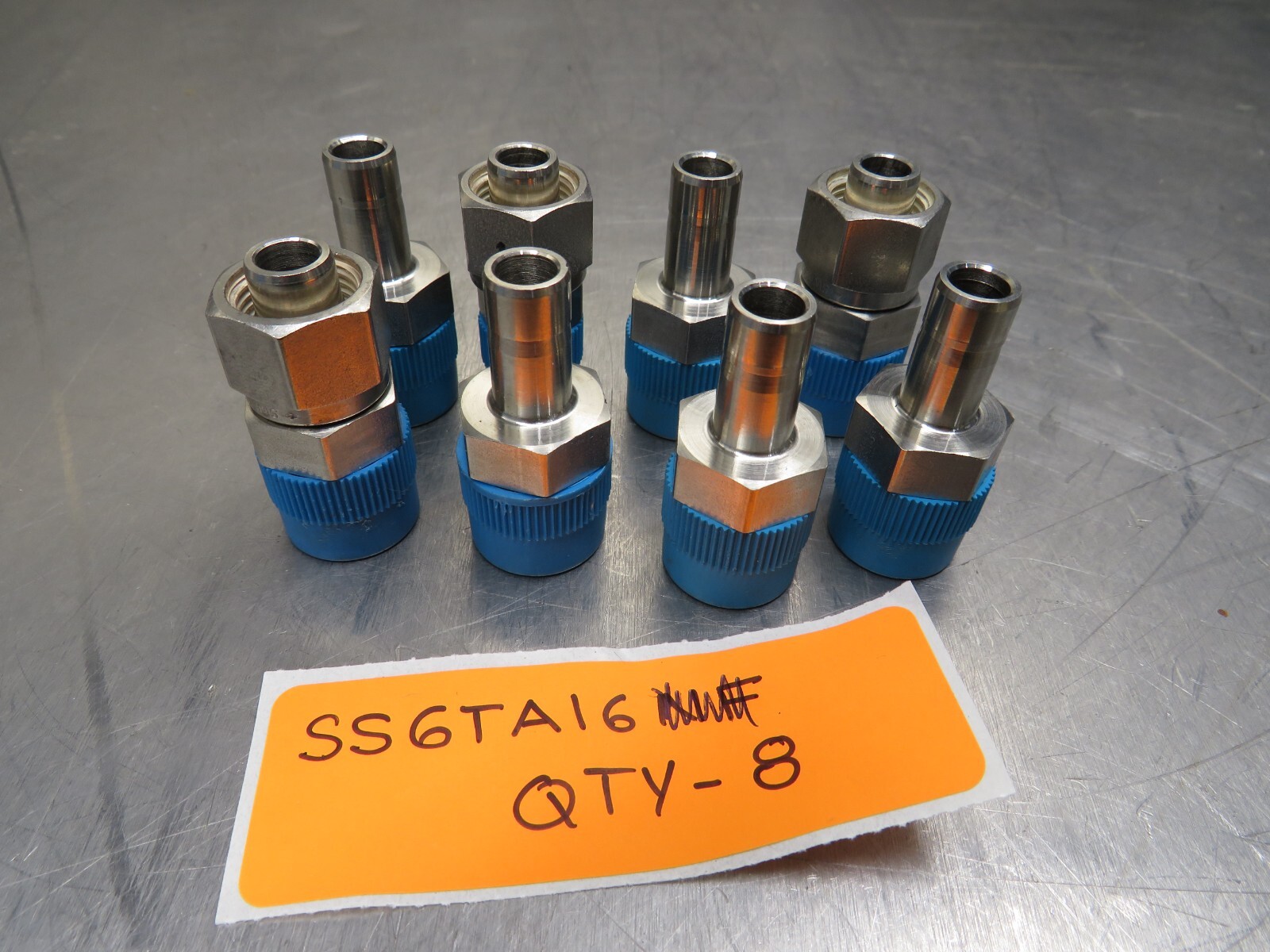Swagelok SS-6-TA-16 Adapter 3/8 x 3/8 Lot of 8! | eBay