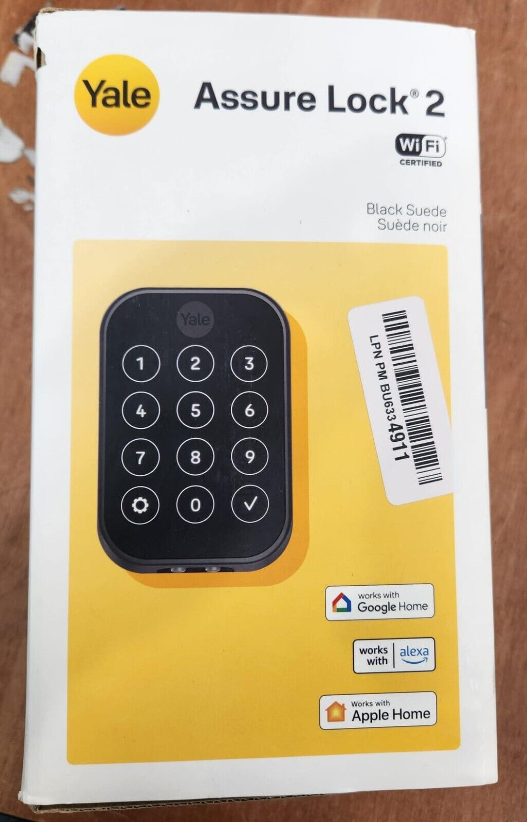 Yale Assure Lock 2 Touch Lock - Black / Stainless (YRD420-WF1-619) for ...
