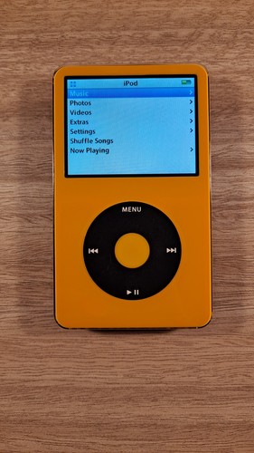 Custom Yellow & Black iPod Classic 5th Gen (iPod Video) 30 Gb. PLEASE ...