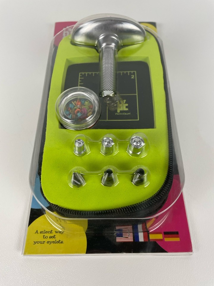 Provo Craft Zision Silent Setter Eyelet Setter New In Package Crafting ...